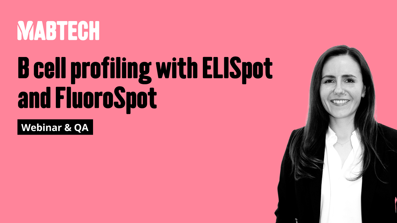 Webinar recording: B cell profiling with ELISpot | Mabtech